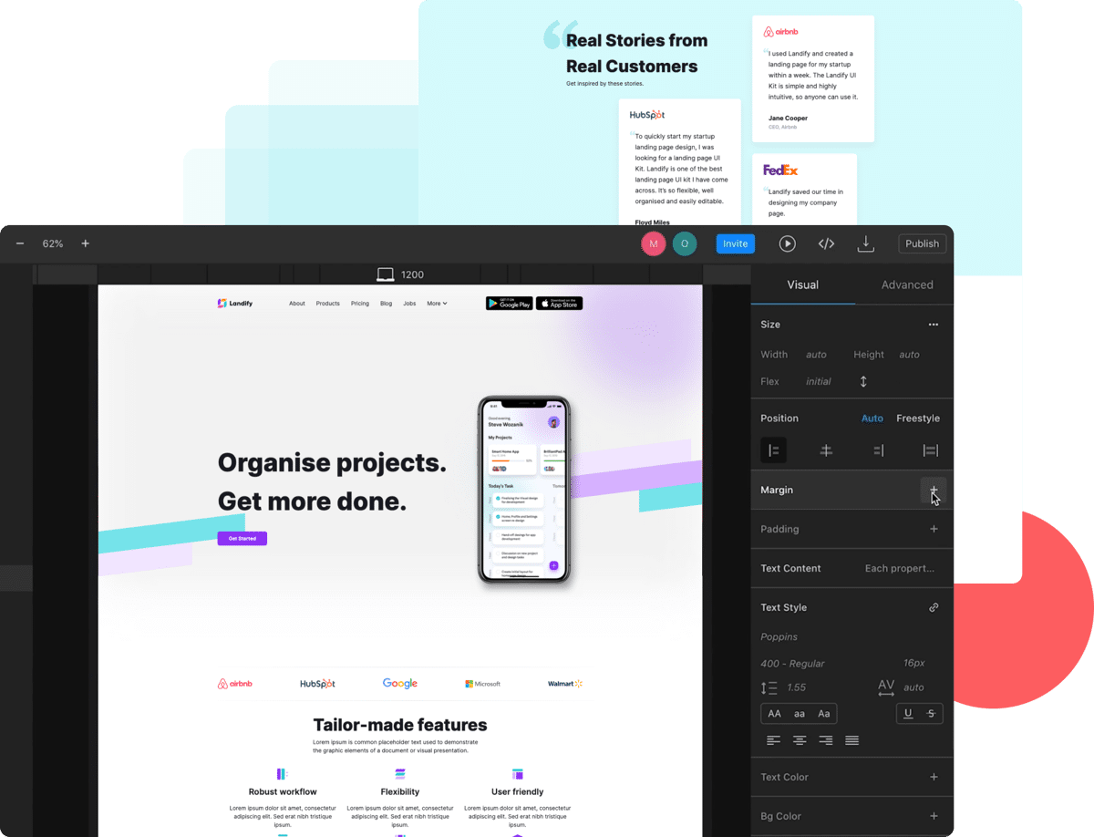 Free Static Website Templates With CSS HTML Code Export